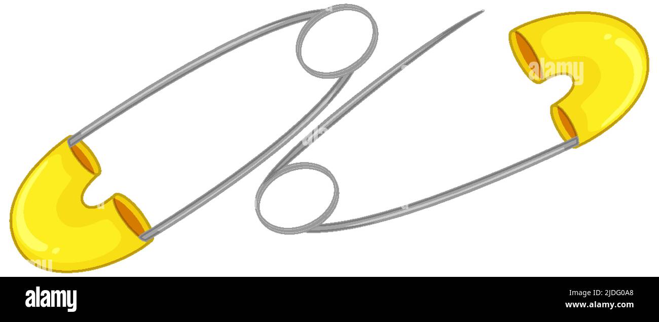 Isolated badge pin on white background illustration Stock Vector Image ...