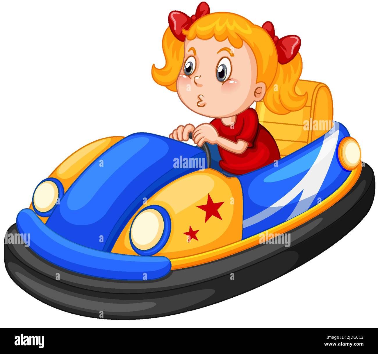 Children driving cars Stock Vector Images - Alamy