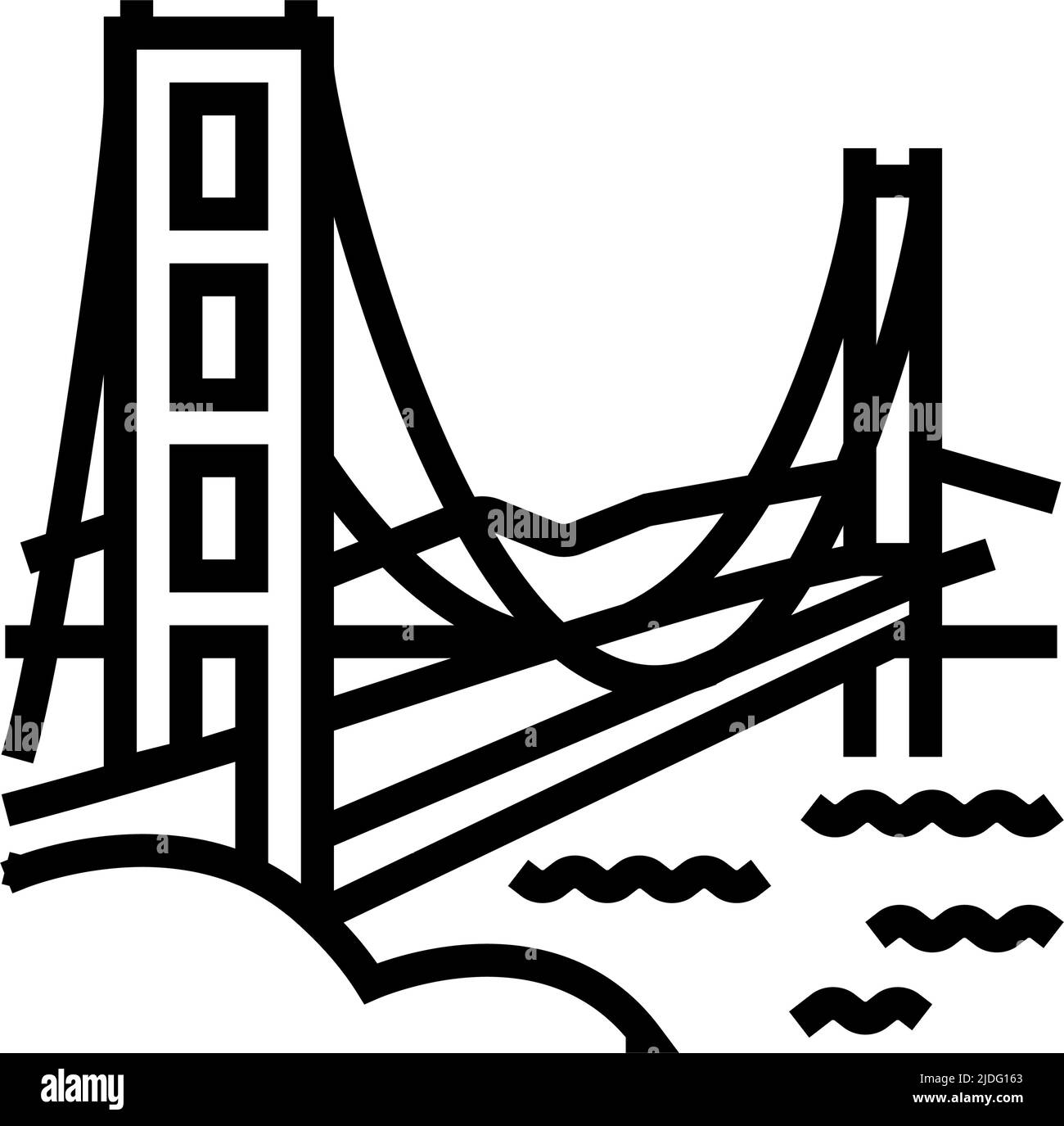 Rock formation golden gate Stock Vector Images - Alamy