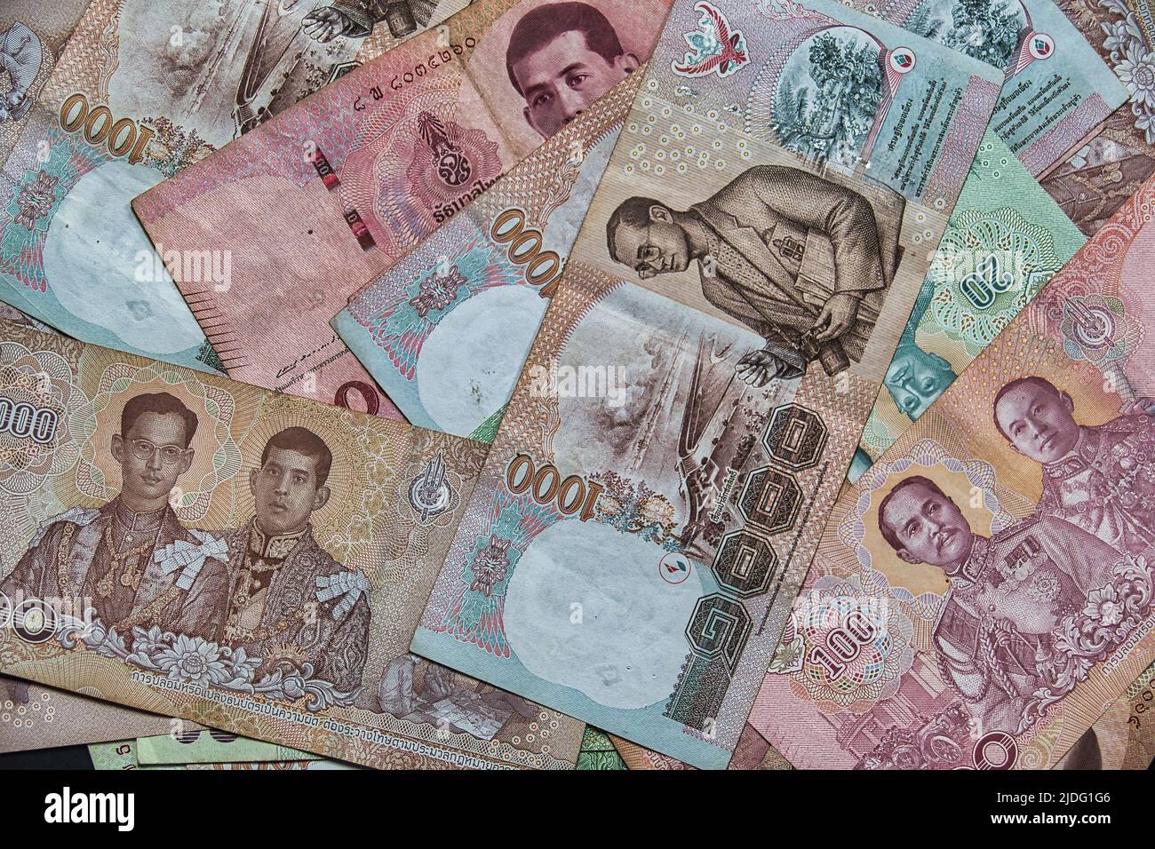 Banknotes of thai baht hi-res stock photography and images - Alamy