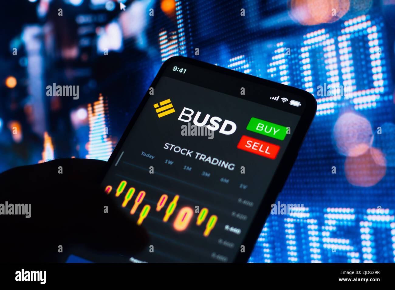 Busd logo hi-res stock photography and images - Alamy