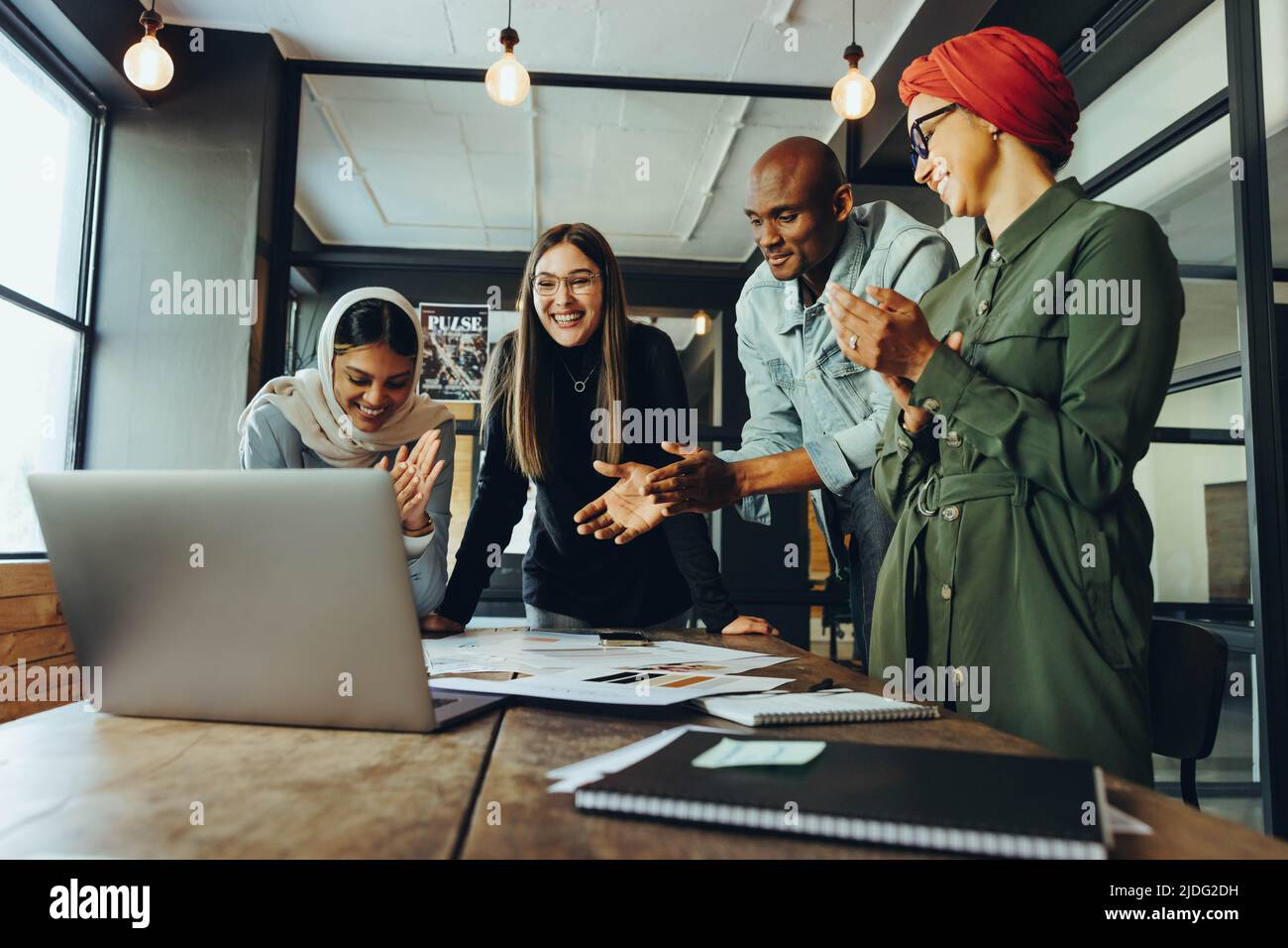 Group of computer designers hi-res stock photography and images - Alamy