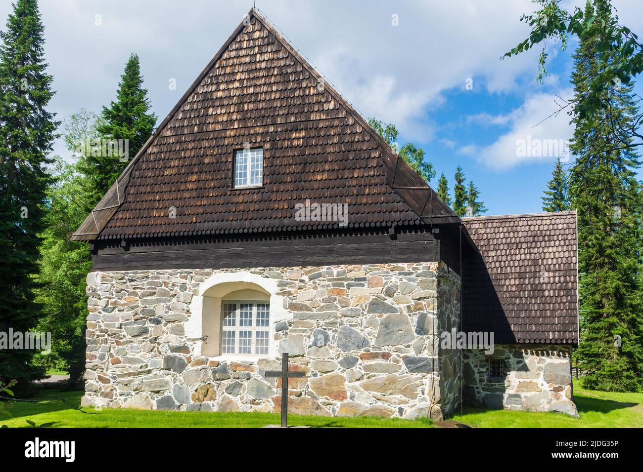 medieval stone church in Messukylä Tampere Finland Stock Photo - Alamy