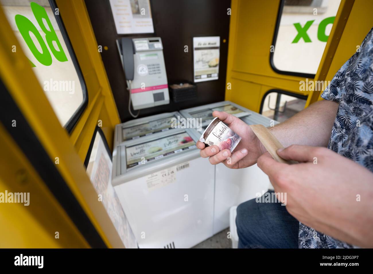 Westerheim, Germany. 20th June, 2022. Eric Goll, managing director of ...