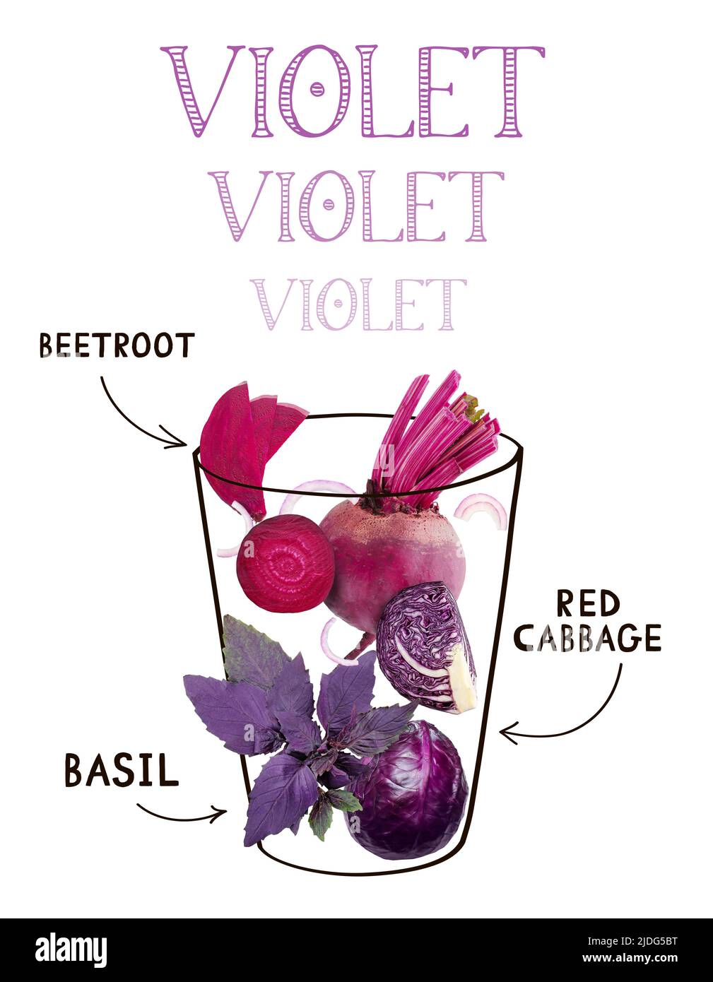 Purple cabbage juice hi-res stock photography and images - Alamy