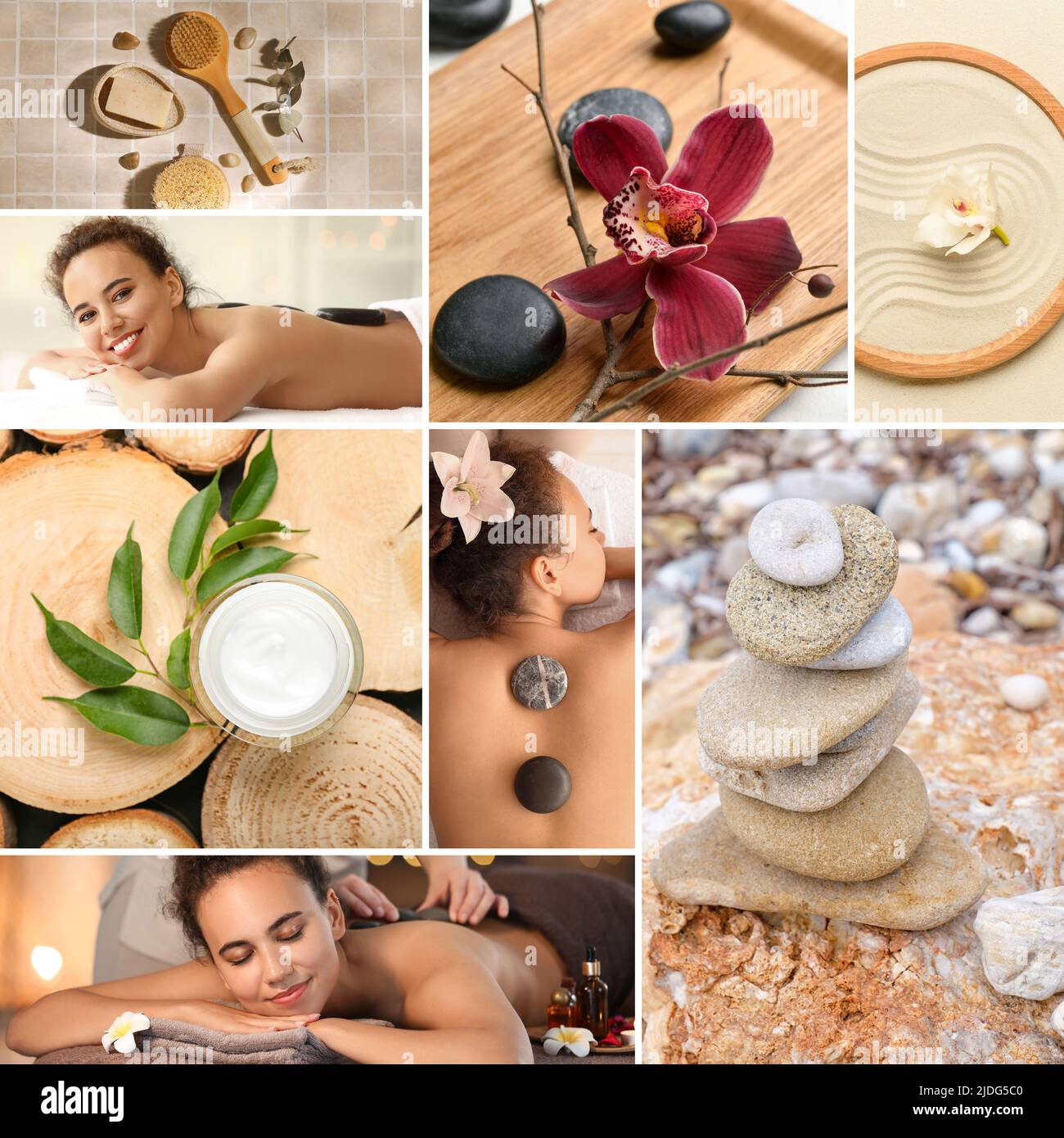 Collage beautiful women clean hi-res stock photography and images - Alamy
