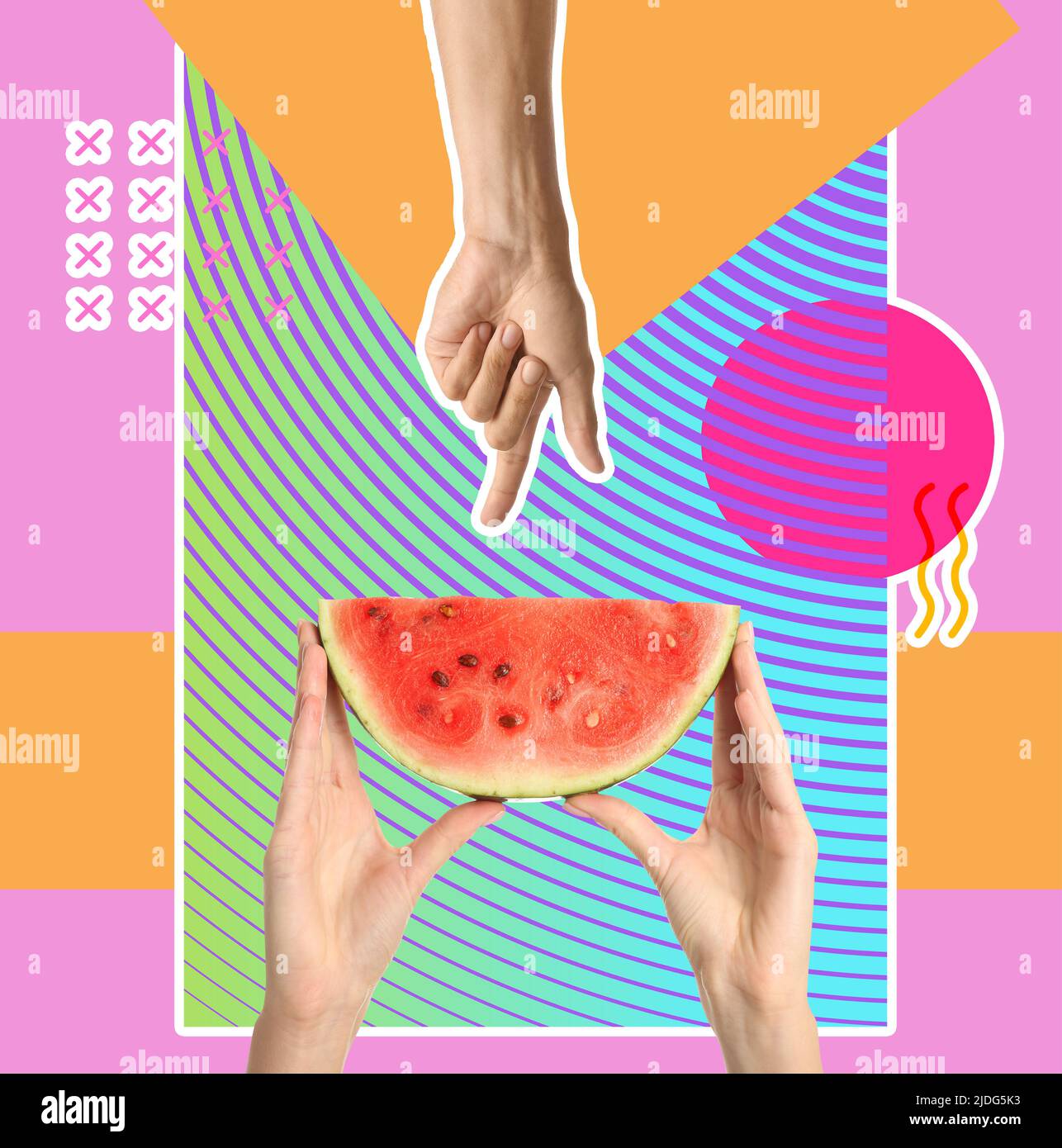 Watermelon man poster hi-res stock photography and images - Alamy