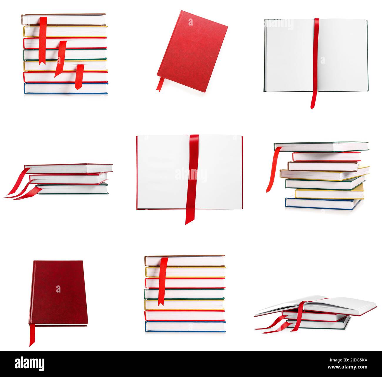 Blank paper bookmarks background Cut Out Stock Images & Pictures - Alamy