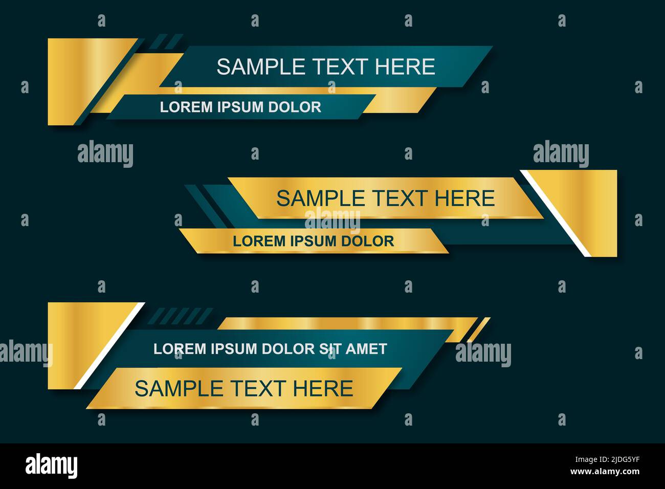 Blue lower thirds name Stock Vector Images - Alamy