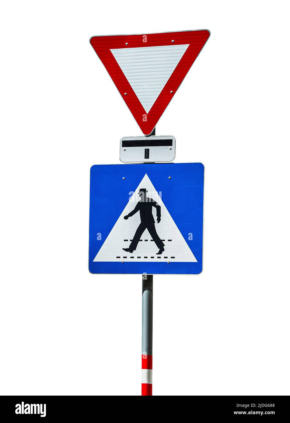 Pedestrian Crossing 750mm Triangle Re-Flex Sign (3mm Reflective ...