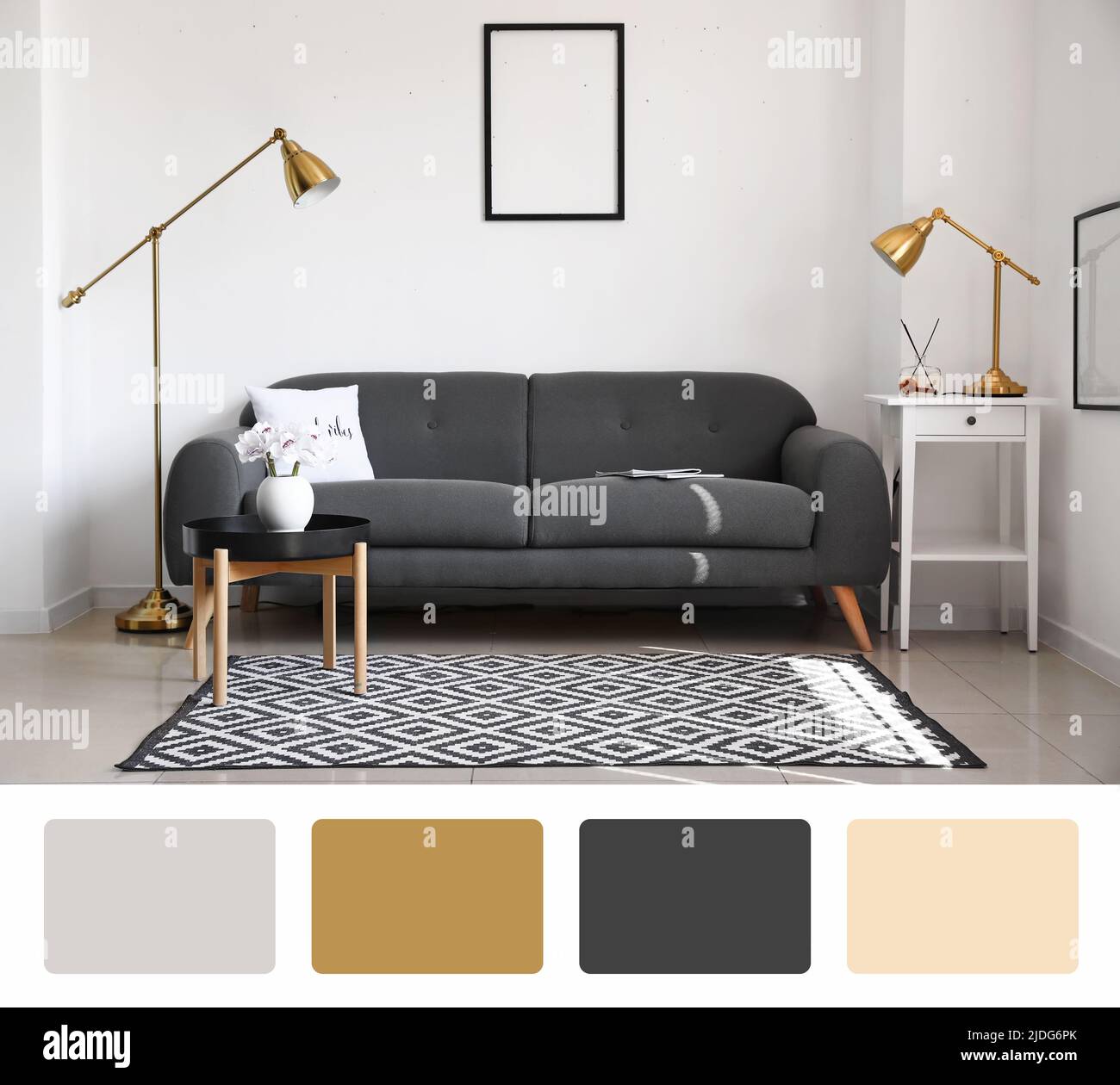 Sofa color combinations hi-res stock photography and images - Alamy