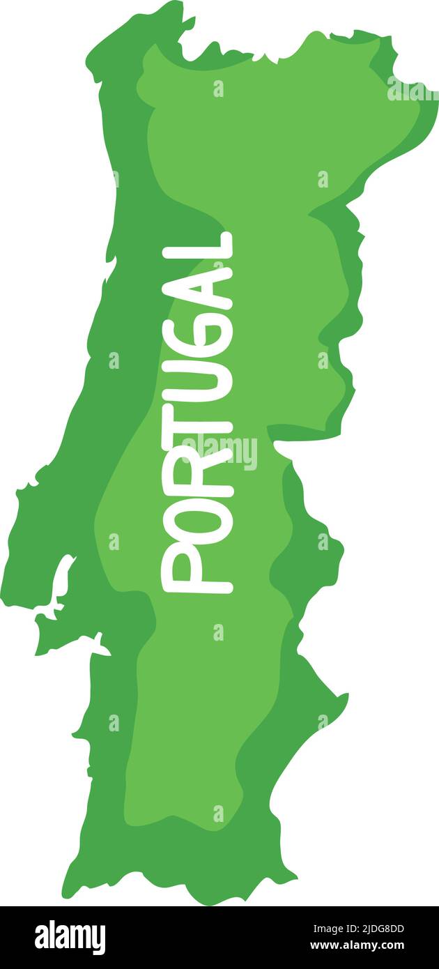 portugal green map Stock Vector Image & Art - Alamy