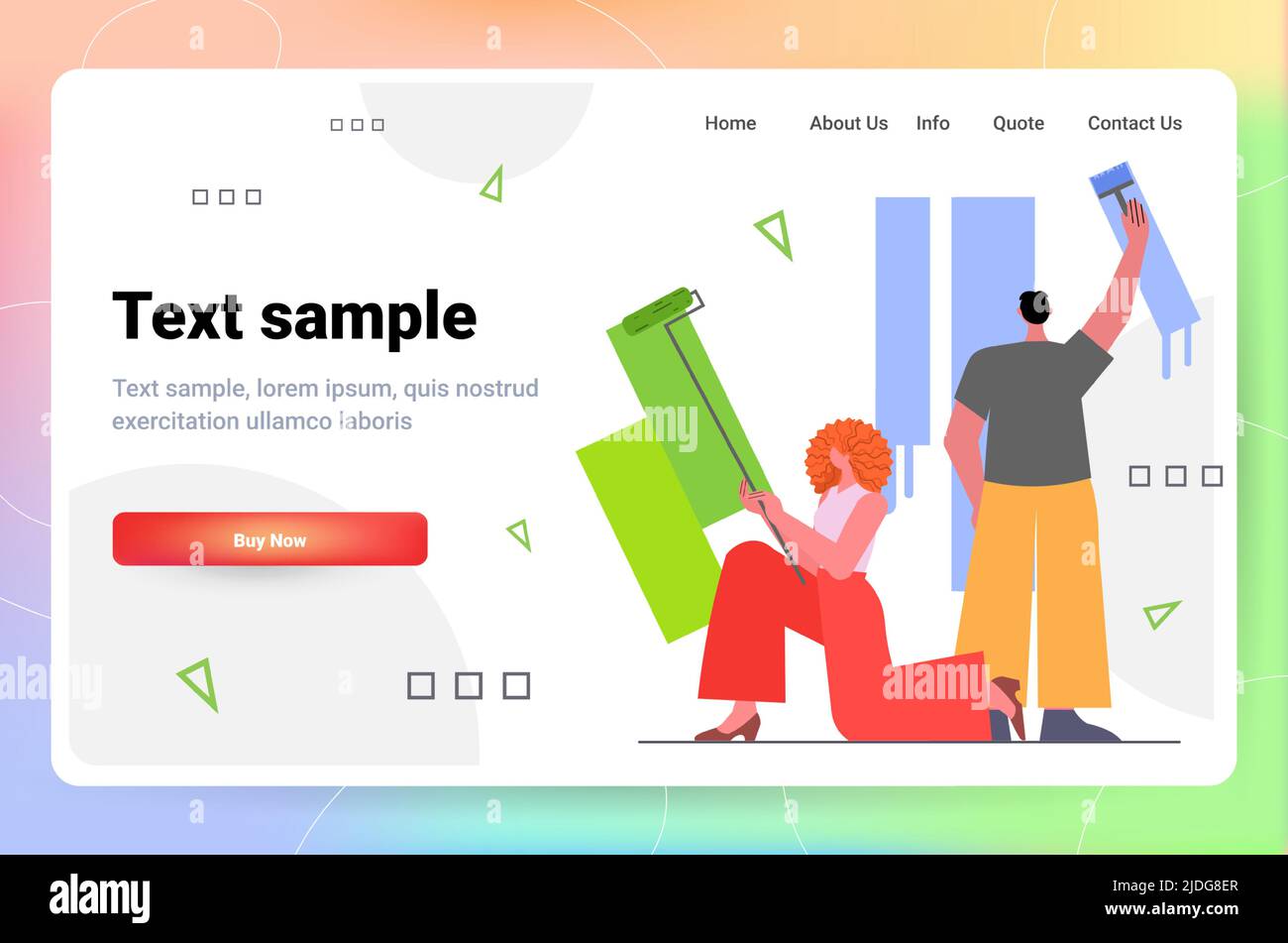 Full length view couple Stock Vector Images - Alamy