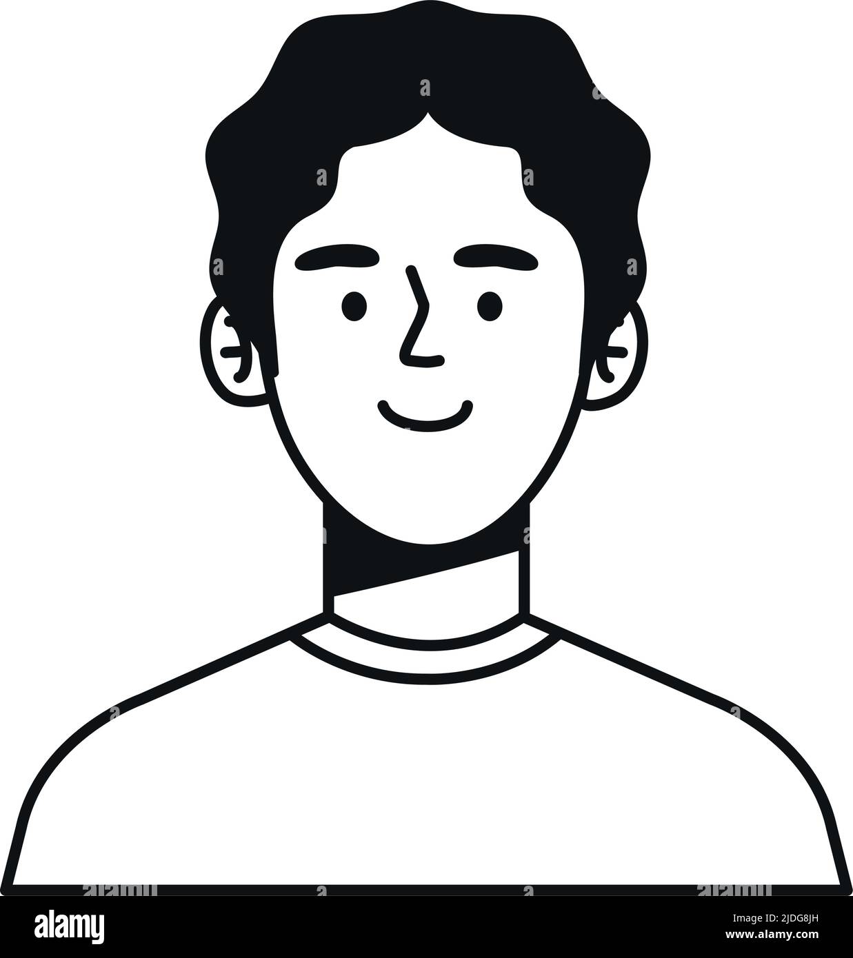 happy man character Stock Vector Image & Art - Alamy