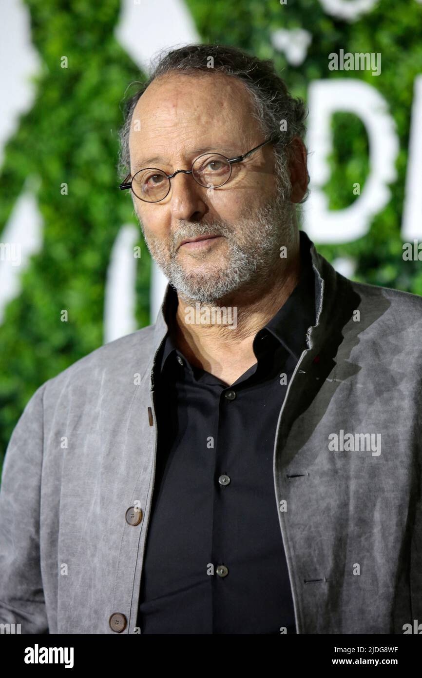 French actor Jean Reno pose during a photocall for the TV show "All ...