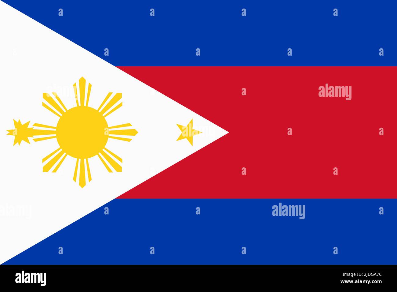 Flag of Philippines. Philippine national banner and patriotic symbol ...