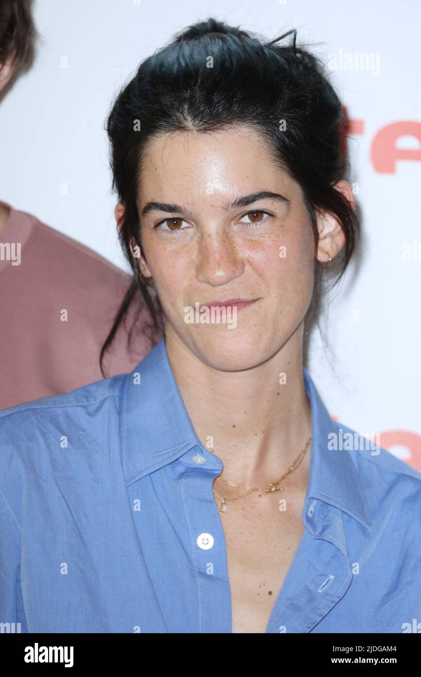 Suzanne Lindon attend the "Les Amandiers" Premiere as part of "ARTE ...