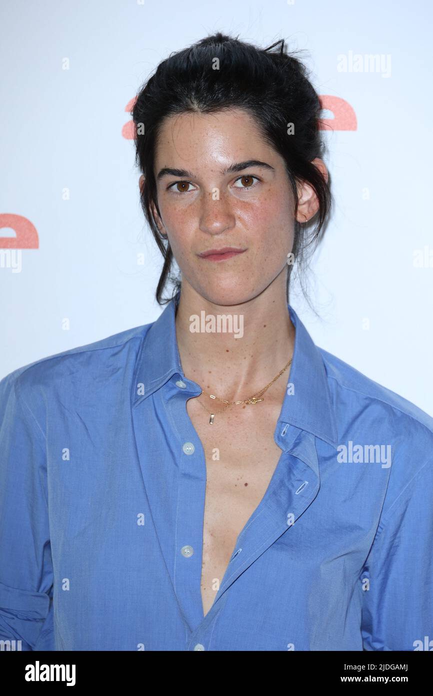 Suzanne Lindon attend the "Les Amandiers" Premiere as part of "ARTE ...