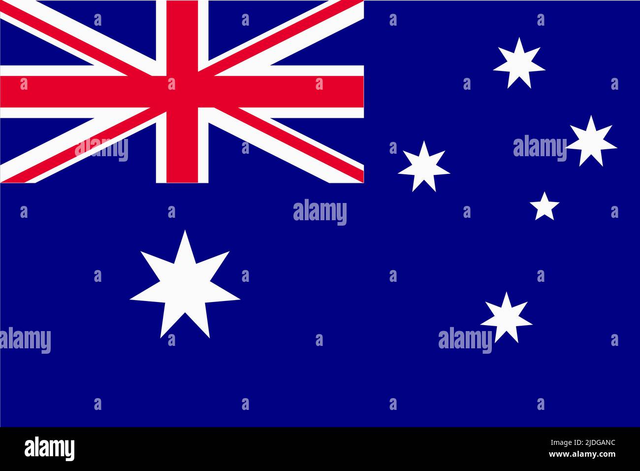 Flag of Australia. Australian national banner and patriotic symbol ...