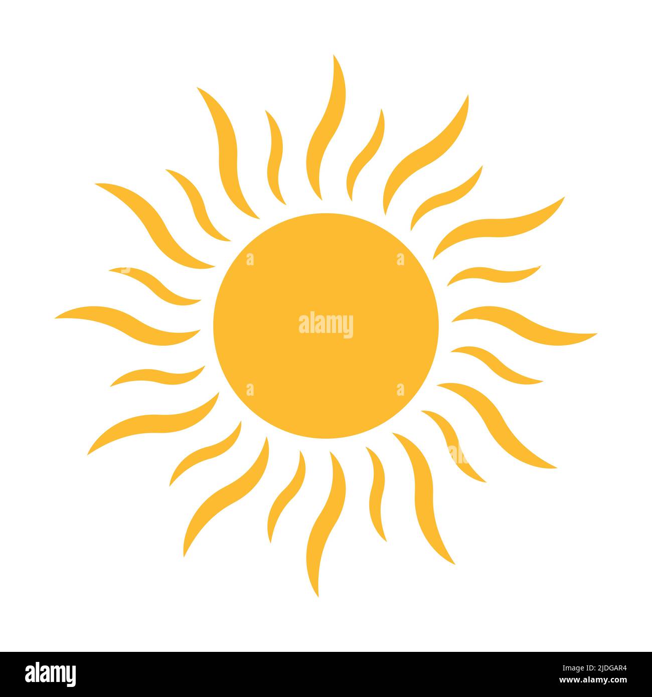 Sun icon vector for your web design, logo, UI. illustration Stock ...