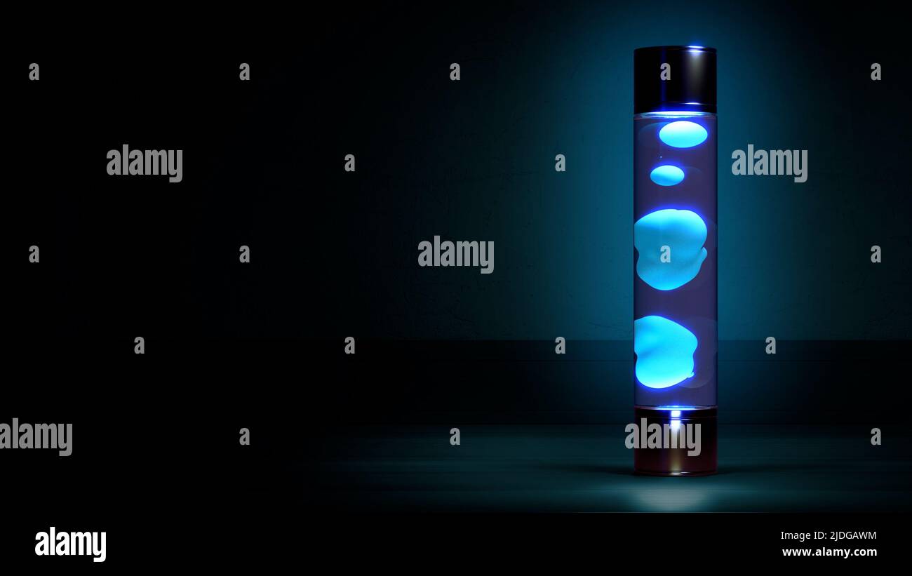 Blue lava lamp hi-res stock photography and images - Alamy