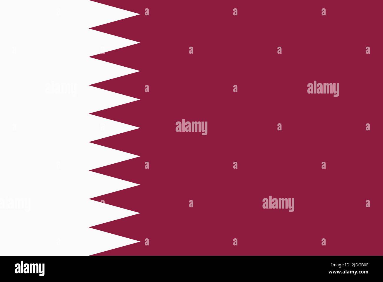 Flag of Qatar. Qatari national banner and patriotic symbol. Official ...