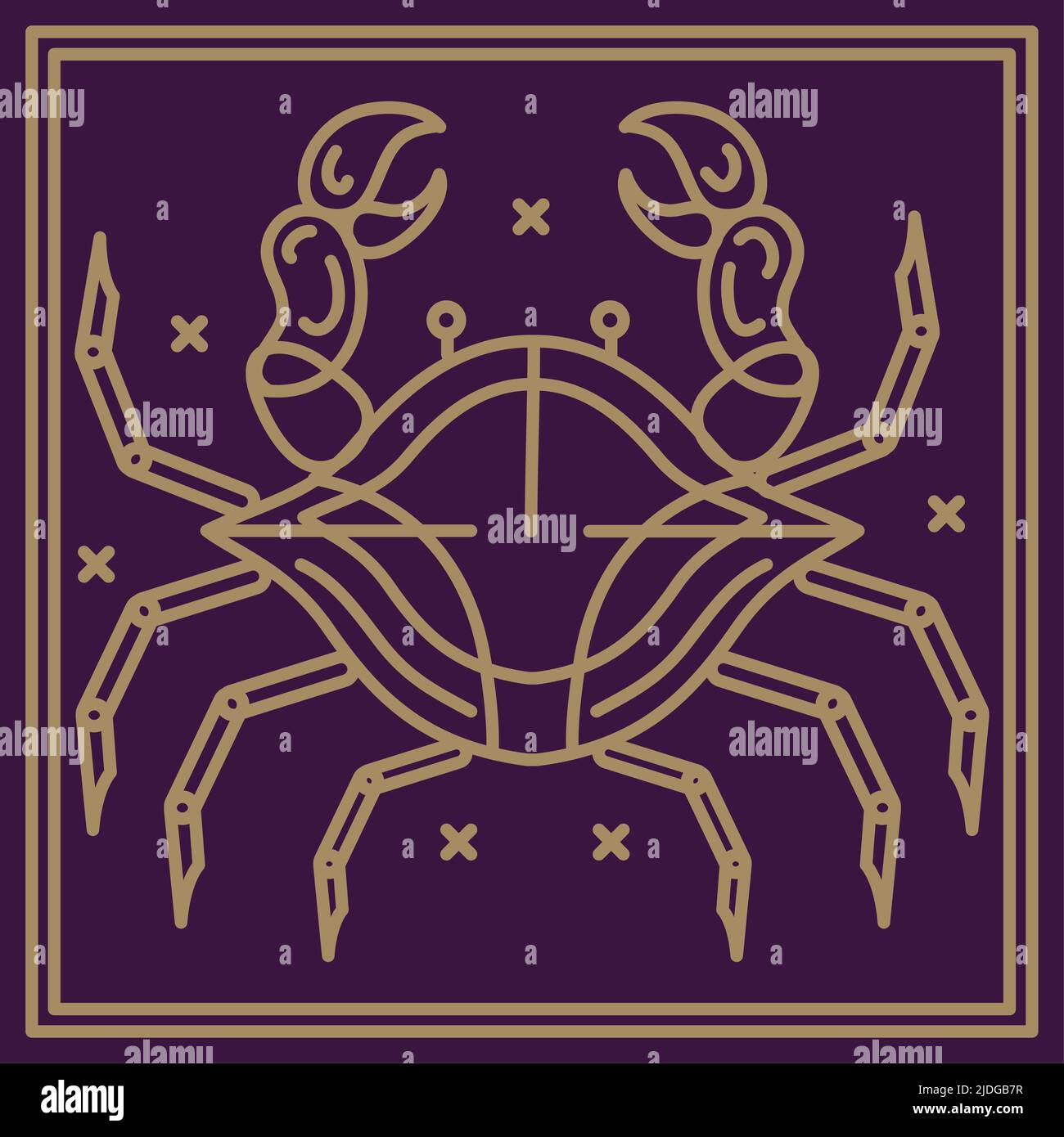 cancer astrology zodiac symbol Stock Vector Image & Art - Alamy