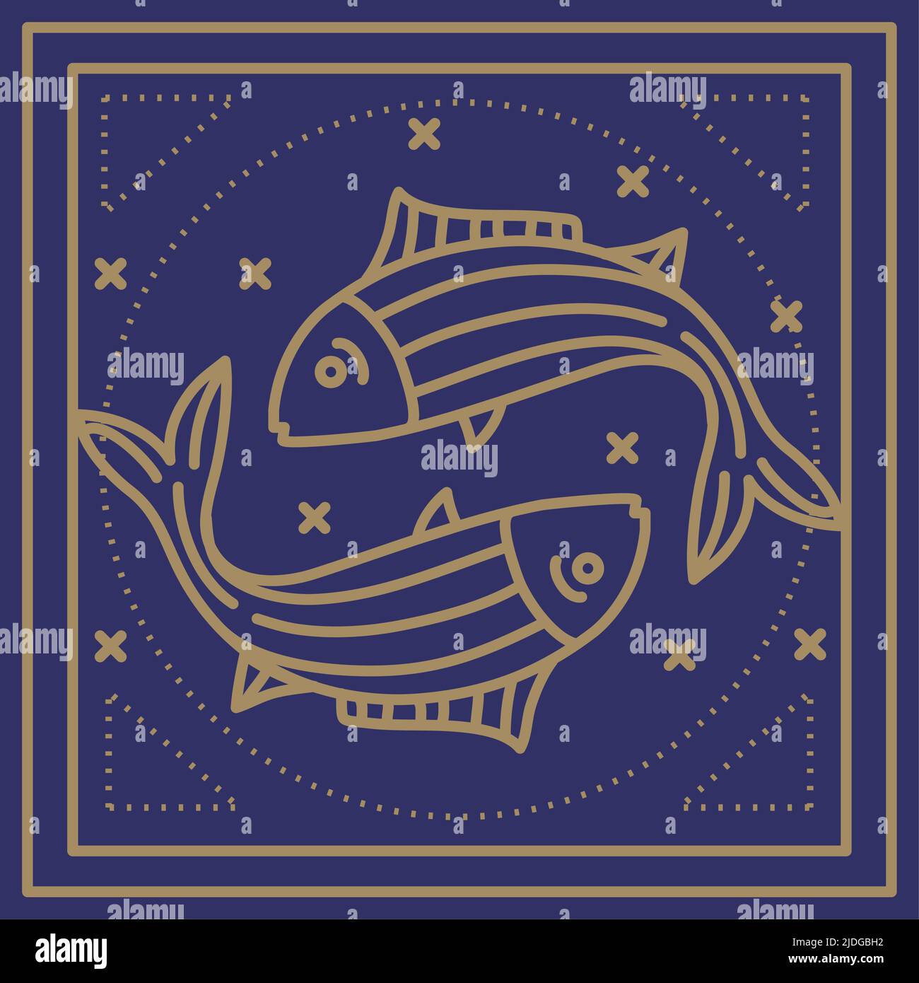 pisces astrology zodiac symbol Stock Vector Image & Art - Alamy