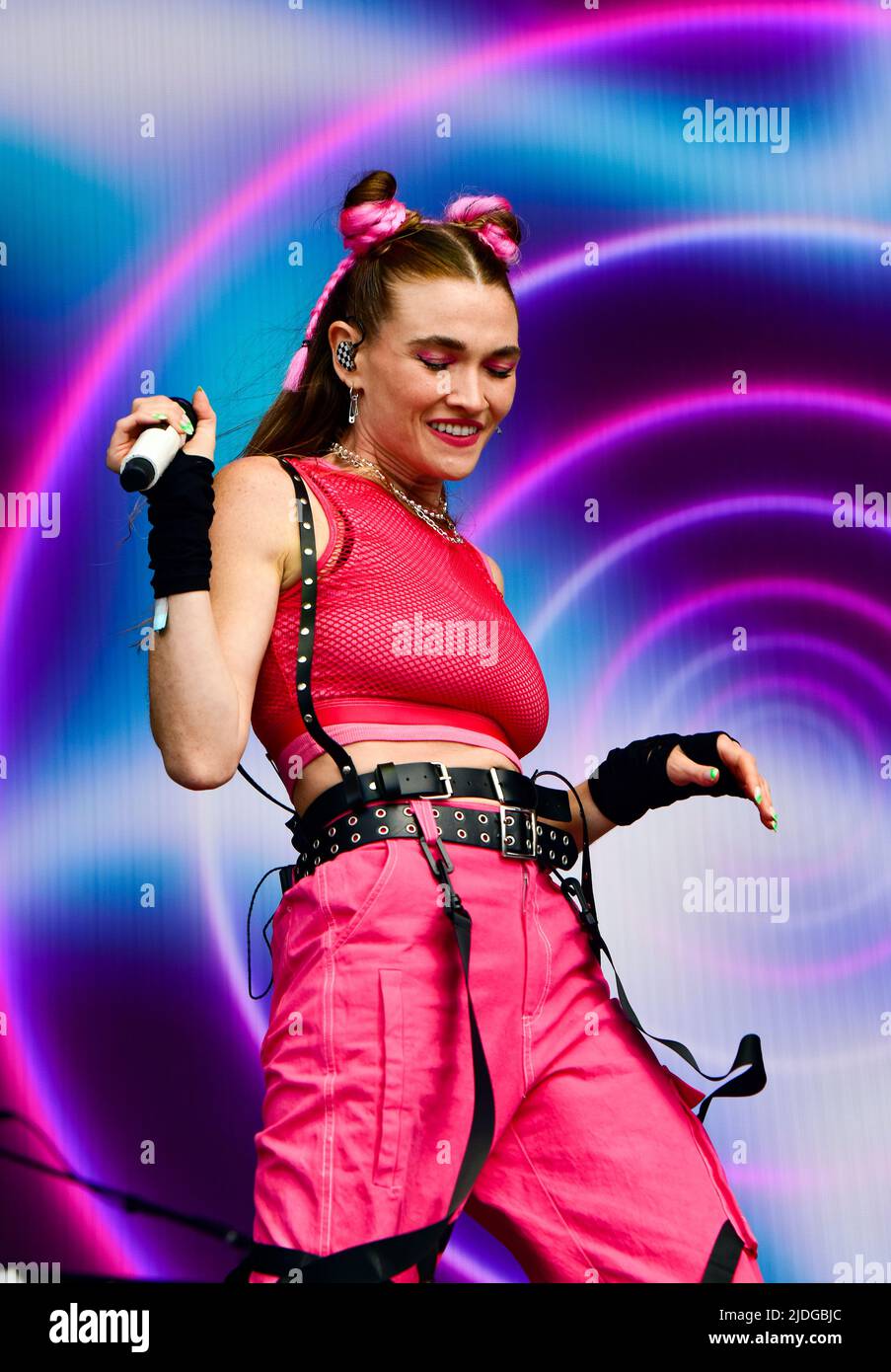 Napa Valley, California, May 27, 2022 - Misterwives, Mandy Lee on stage ...