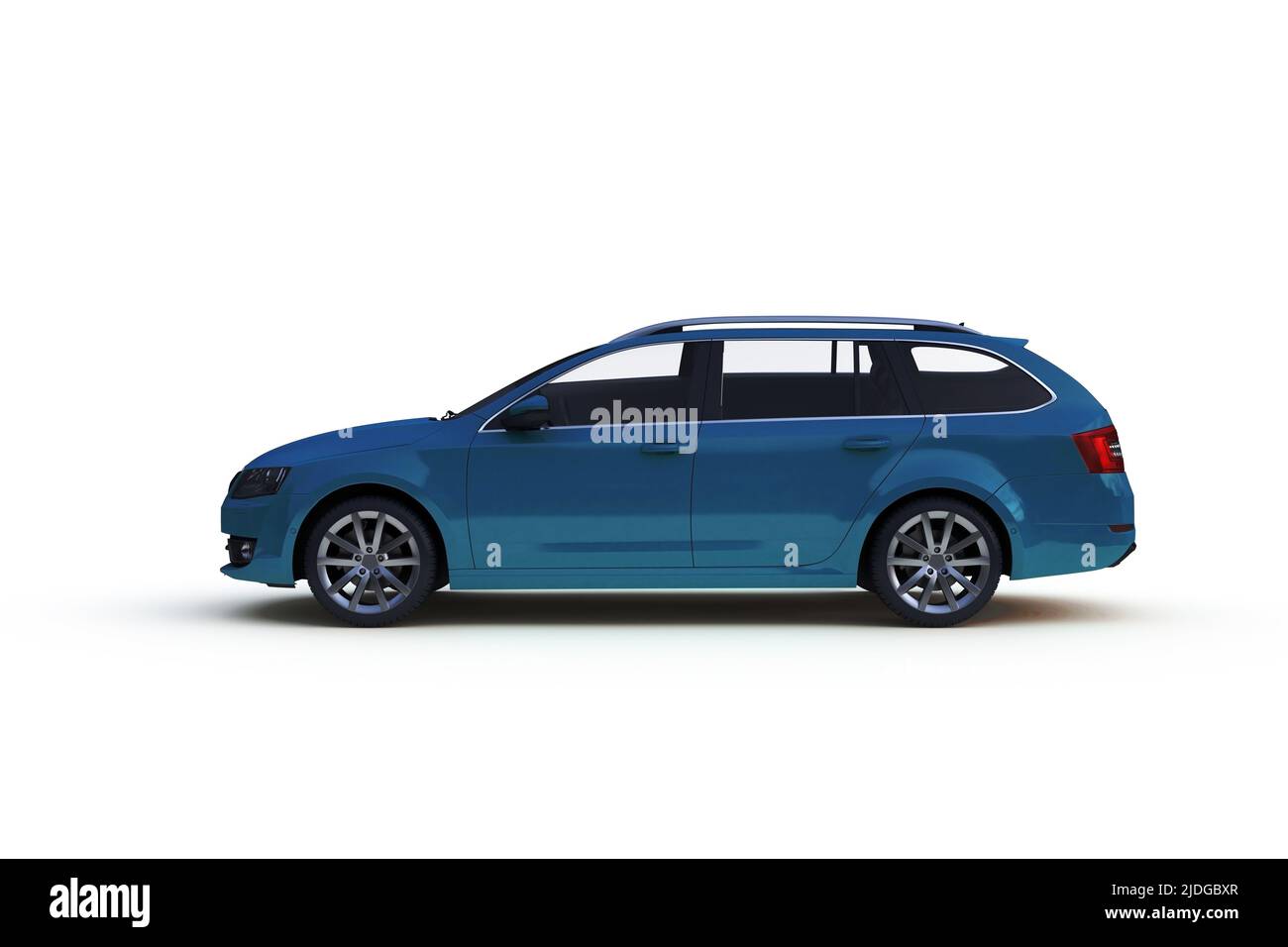 Car isolated on white background, 3D rendering Stock Photo - Alamy