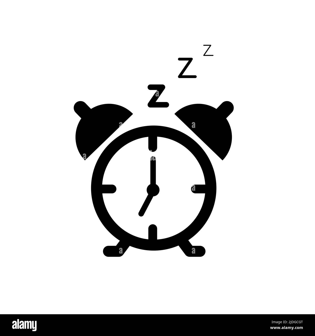 Sleep time clock icon. Countdown future day night time vector icon ...