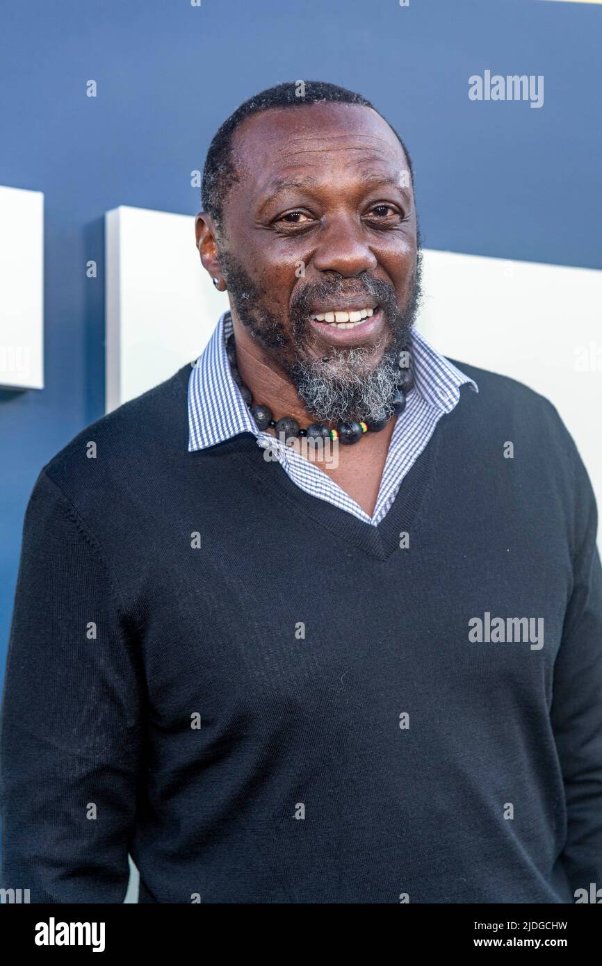 Hollywood, CA on June 20, 2022, Edwin Lee Gibson attends Premiere of FX ...