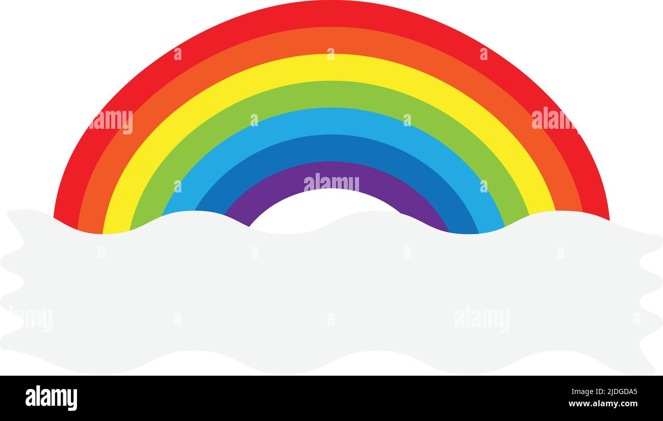 Rainbow Vector illustration. Rainbow image or clip art Stock Vector ...