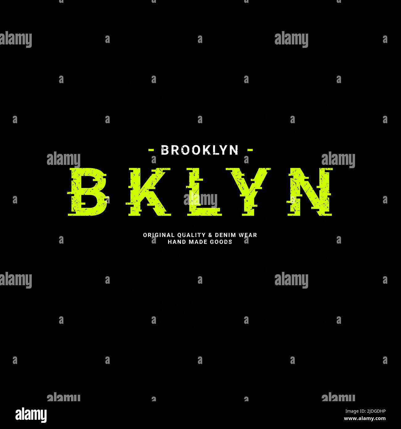Brooklyn writing design, suitable for screen printing t-shirts, clothes ...