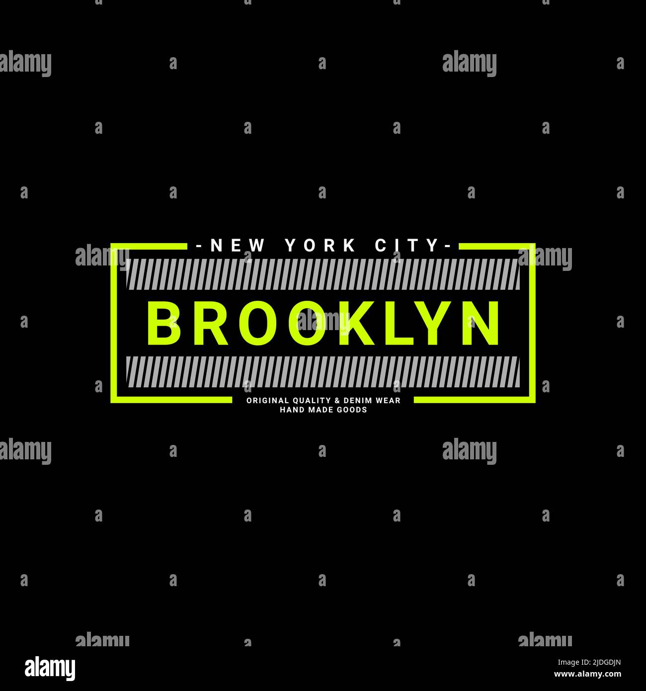 Brooklyn writing design, suitable for screen printing t-shirts, clothes ...