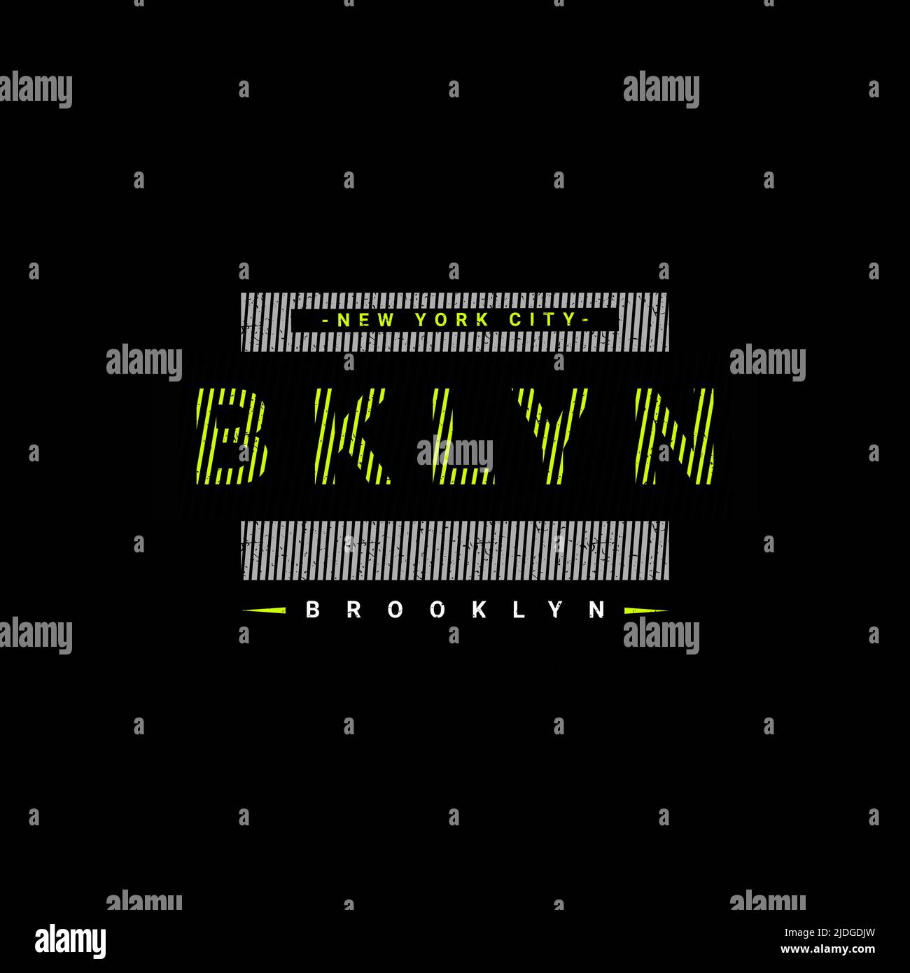 Brooklyn writing design, suitable for screen printing t-shirts, clothes ...