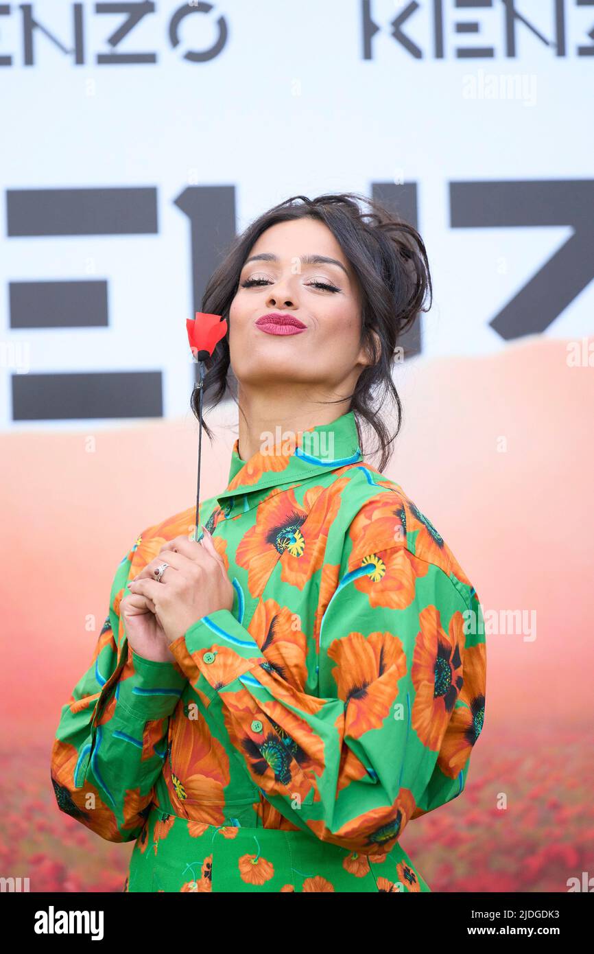June 20, 2022, Madrid, Spain: Singer CHANEL TERRERO attends Kenzo ...