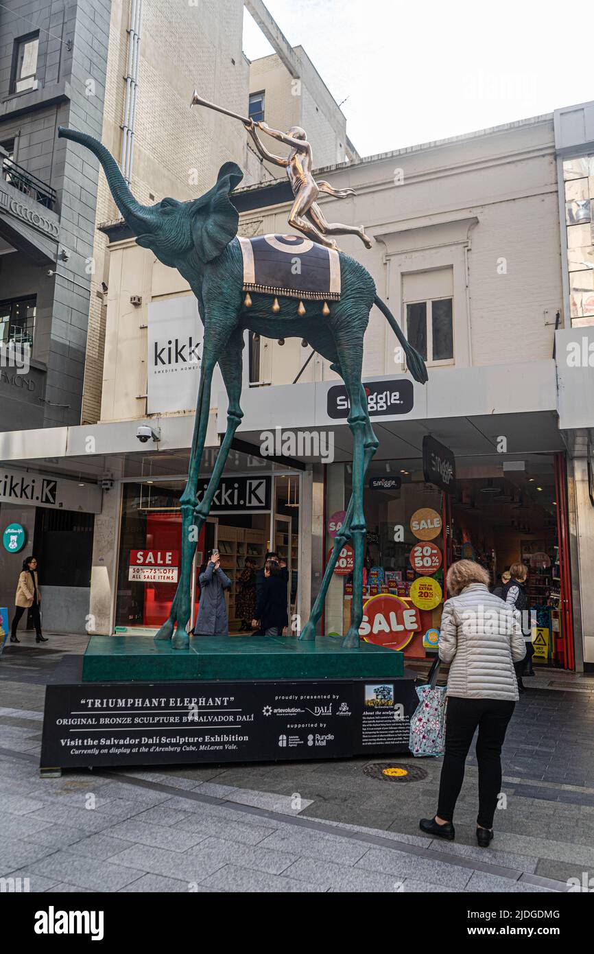 Adelaide Australia, 24 June 2022 . A 6m-tall original bronze sculpture ...