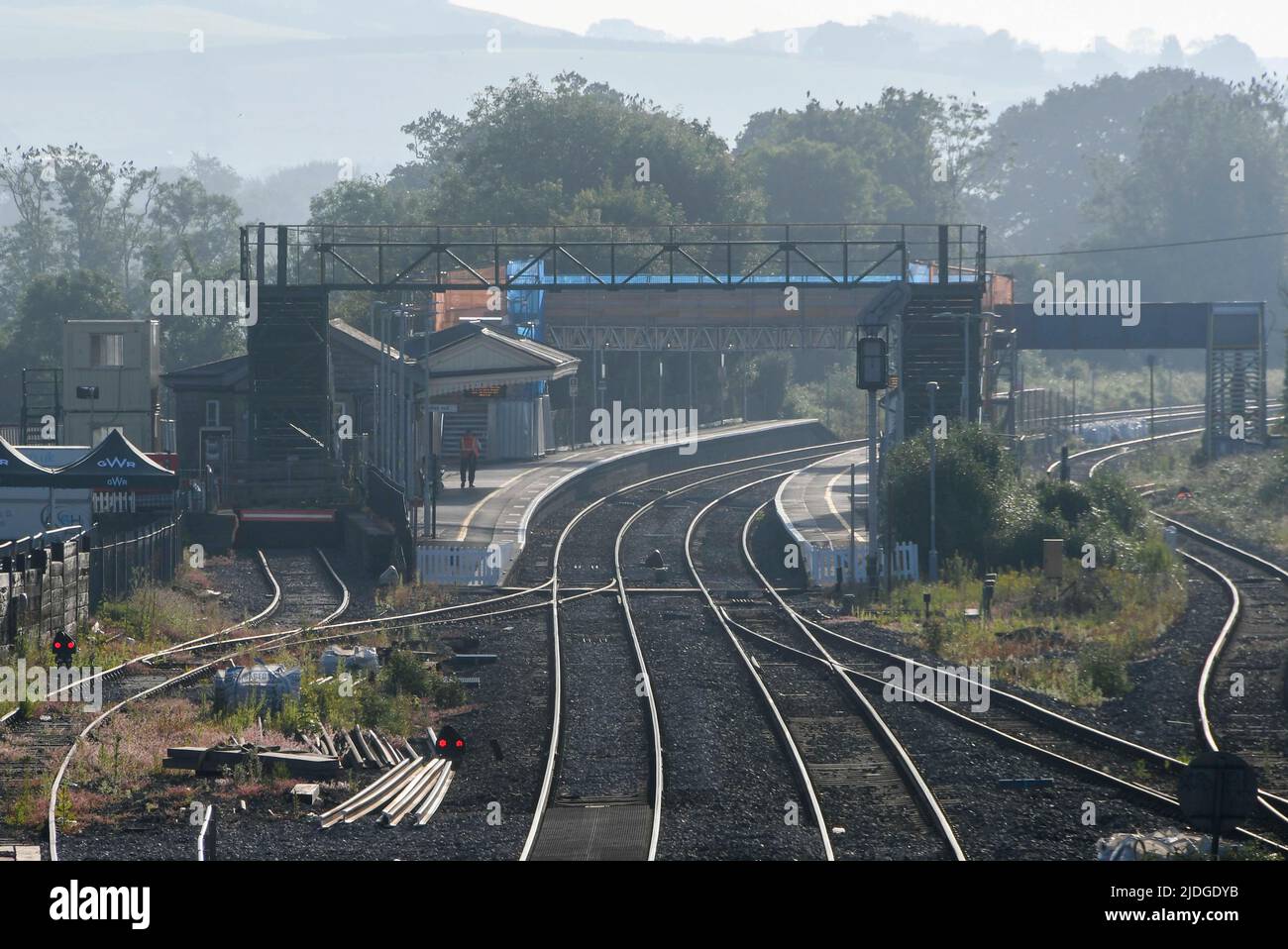 Castle Cary, Somerset, UK. 21st June 2022. General view of Castle Cary ...