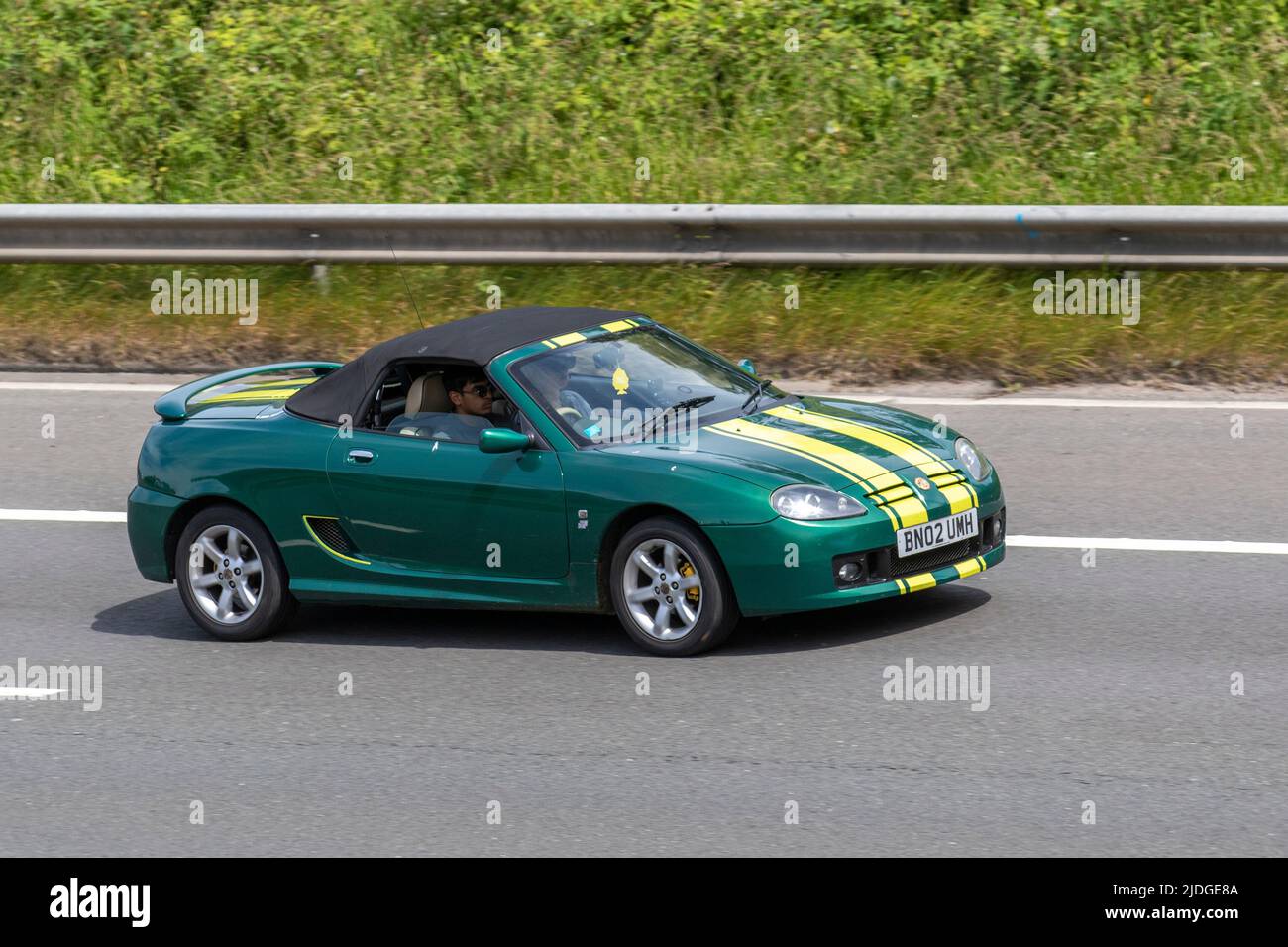 2002 green yellow MG TF custom 1796cc petrol 5 speed manual cabrio ...