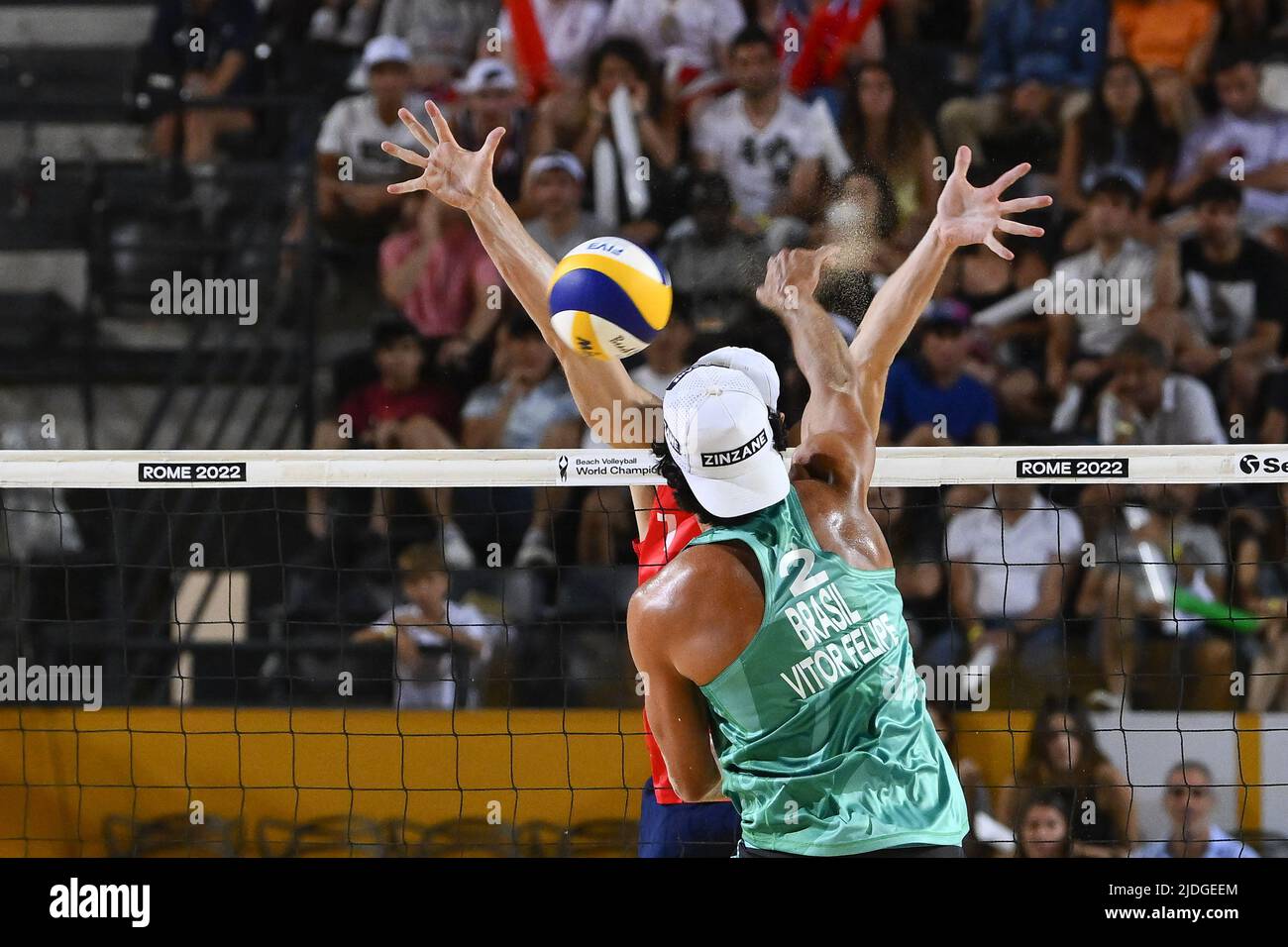 Anders Mol and Christian Sorum (NOR) vs Renato and Vitor Felipe (BRA ...