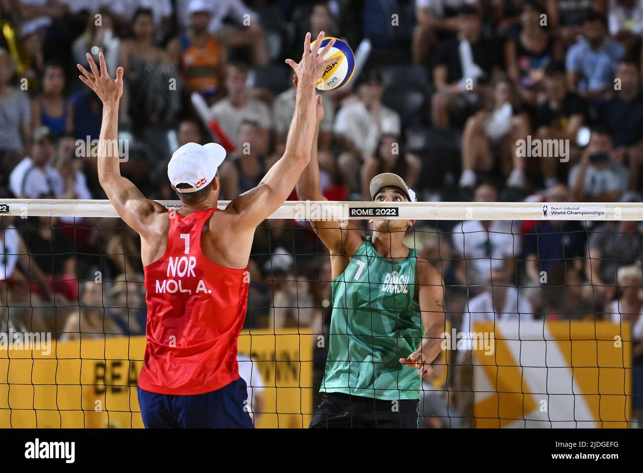 Anders Mol and Christian Sorum (NOR) vs Renato and Vitor Felipe (BRA ...