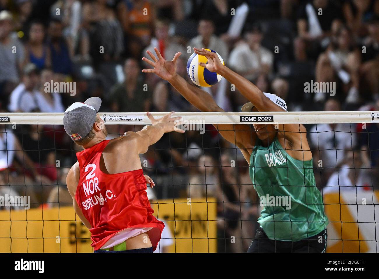 Anders Mol and Christian Sorum (NOR) vs Renato and Vitor Felipe (BRA ...