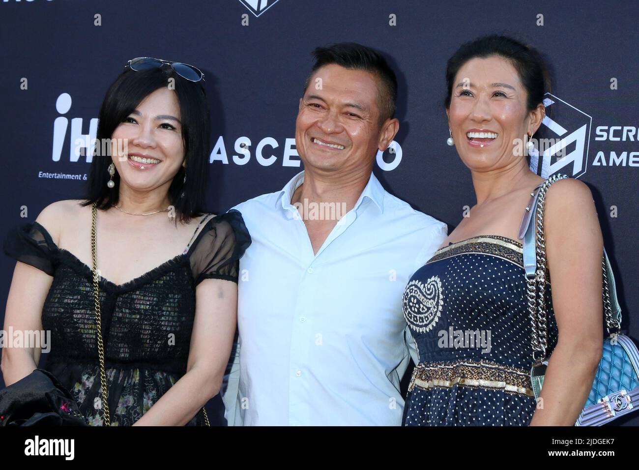 LOS ANGELES - JUN 20: Vivian Chen, Andy Cheng, Cheng Kai-Chung, Coco ...