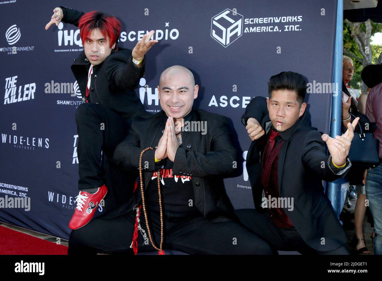LOS ANGELES - JUN 20: Daniel Mah, Brian Le, Andy Le at The Killer Los ...