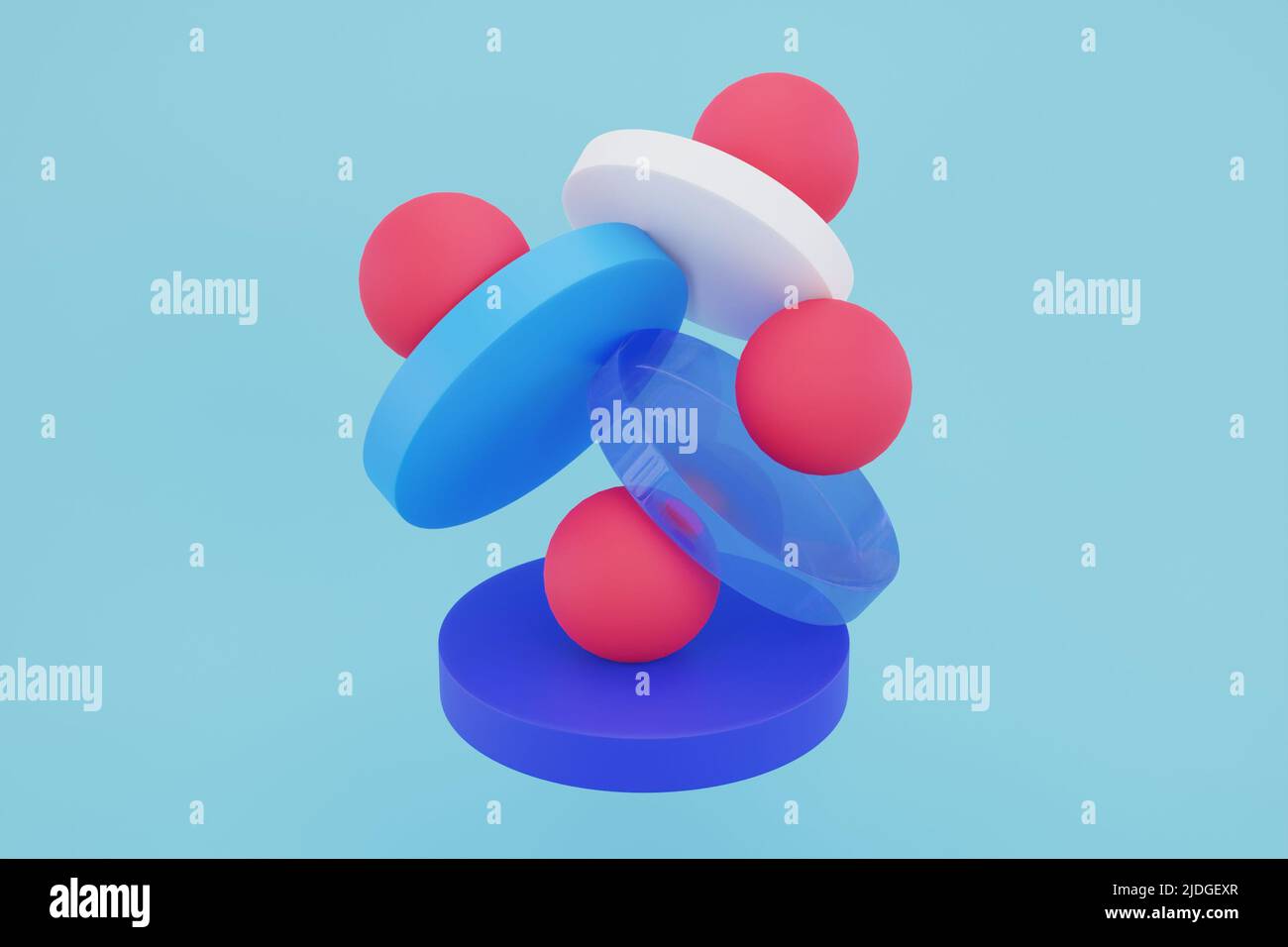 3d abstract objects hi-res stock photography and images - Alamy