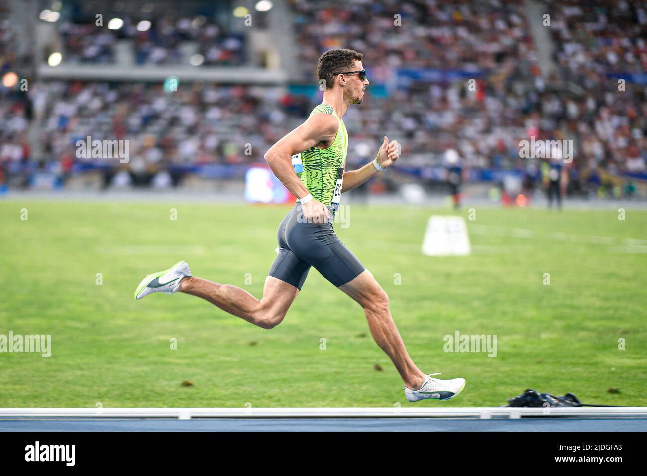 Kevin Borlee of Belgium running (men's 400m race) during the Wanda ...