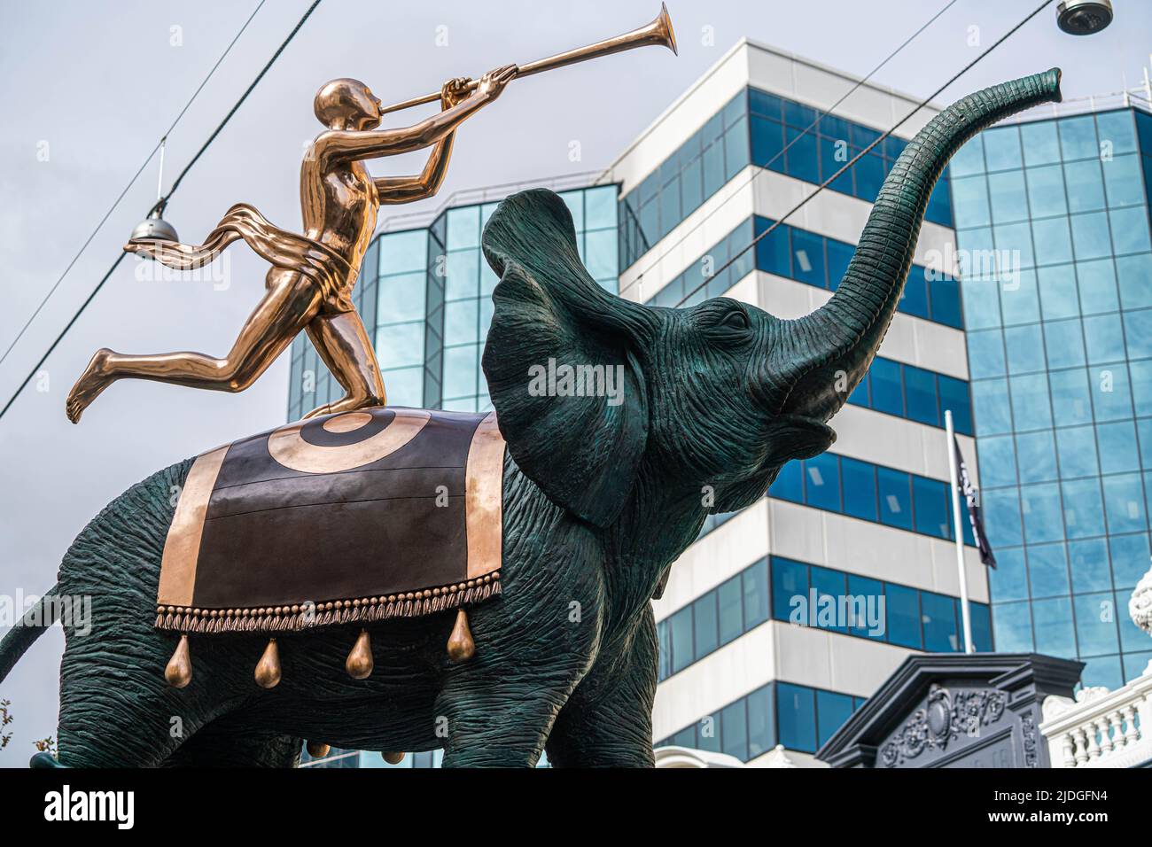 Adelaide Australia, 24 June 2022 . A 6m-tall original bronze sculpture ...