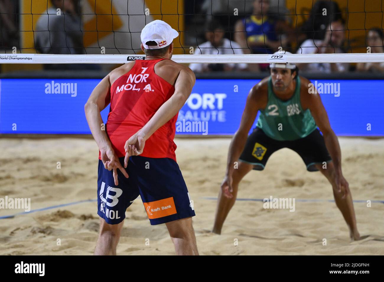 Anders Mol and Christian Sorum (NOR) vs Renato and Vitor Felipe (BRA ...