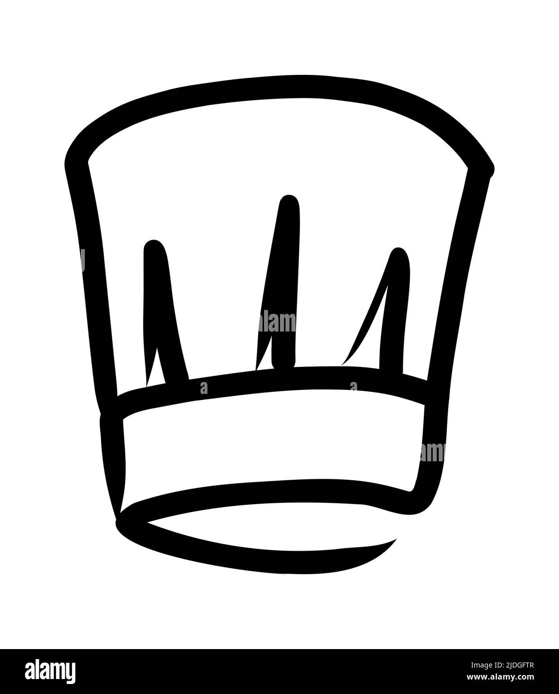 Chef cook icons. Vector cook cap logos for restaurant Stock Vector ...